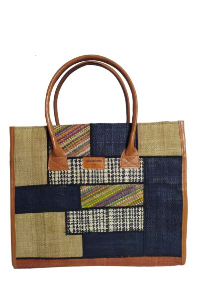 Sac dame en raphia | Couleurs Raphia Sac et articles de mode en raphia